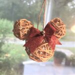 Dollar Tree DIY Minnie Mouse Ornament - The Budget Mouse